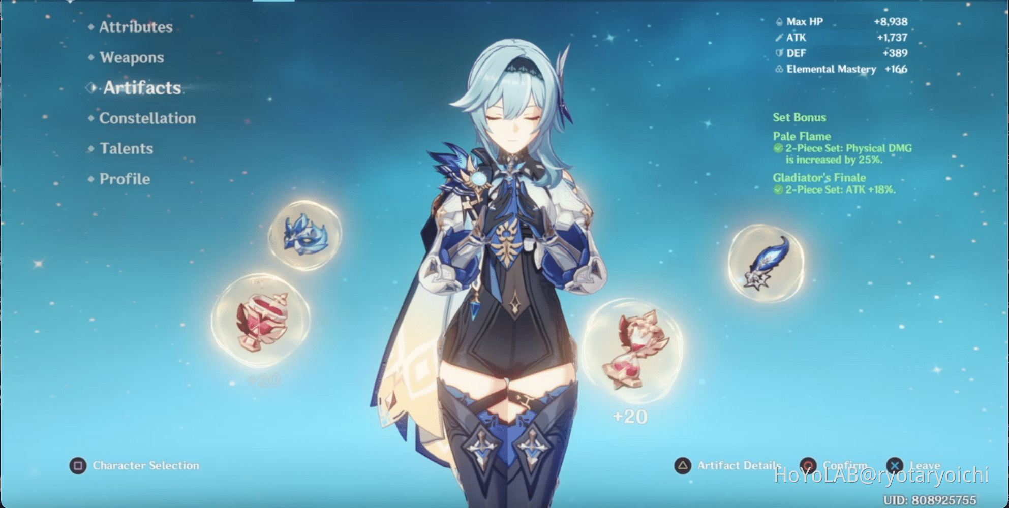 EULA THE BEST DPS | EULA C0 DPS SHOWCASE | HAPPY BIRTHDAY EULA ...