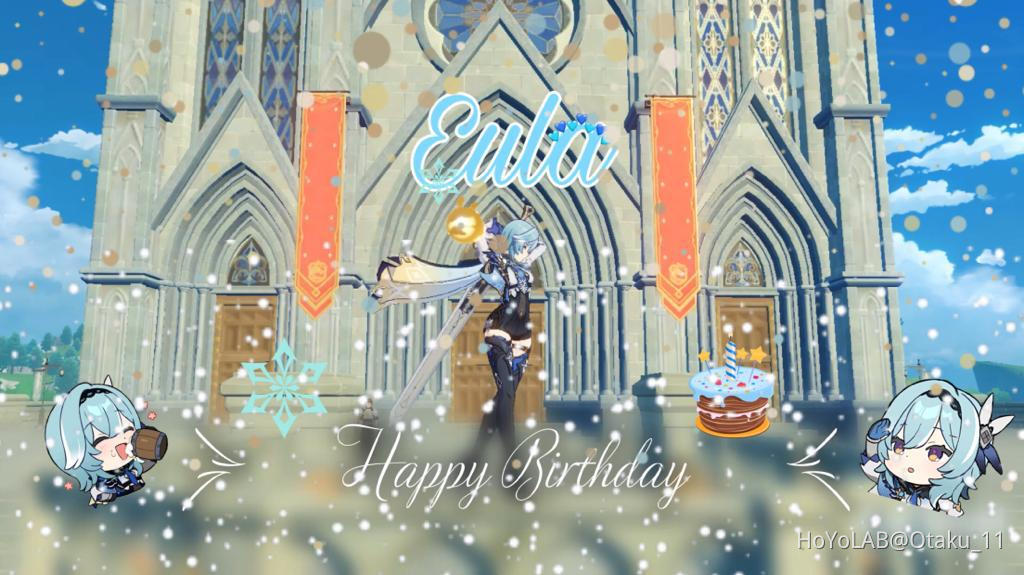 Happy Birthday, Eula!! Genshin Impact | HoYoLAB