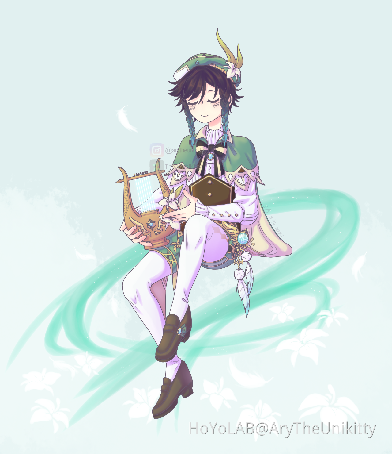 Venti Fanart Genshin Impact | HoYoLAB