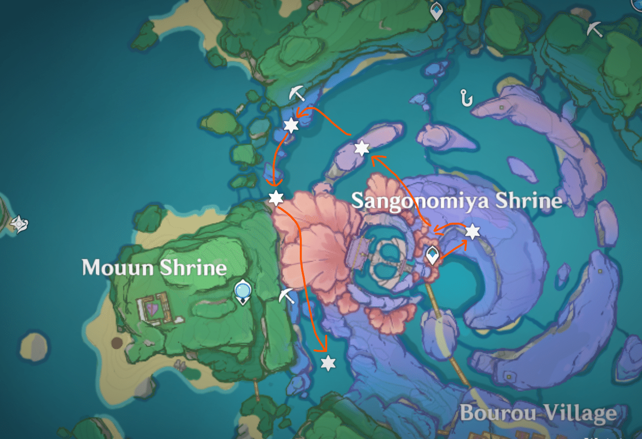 Artifact Farming Routes Inazuma [Version 2.0, Version 2.1, ++] Part 2 ...