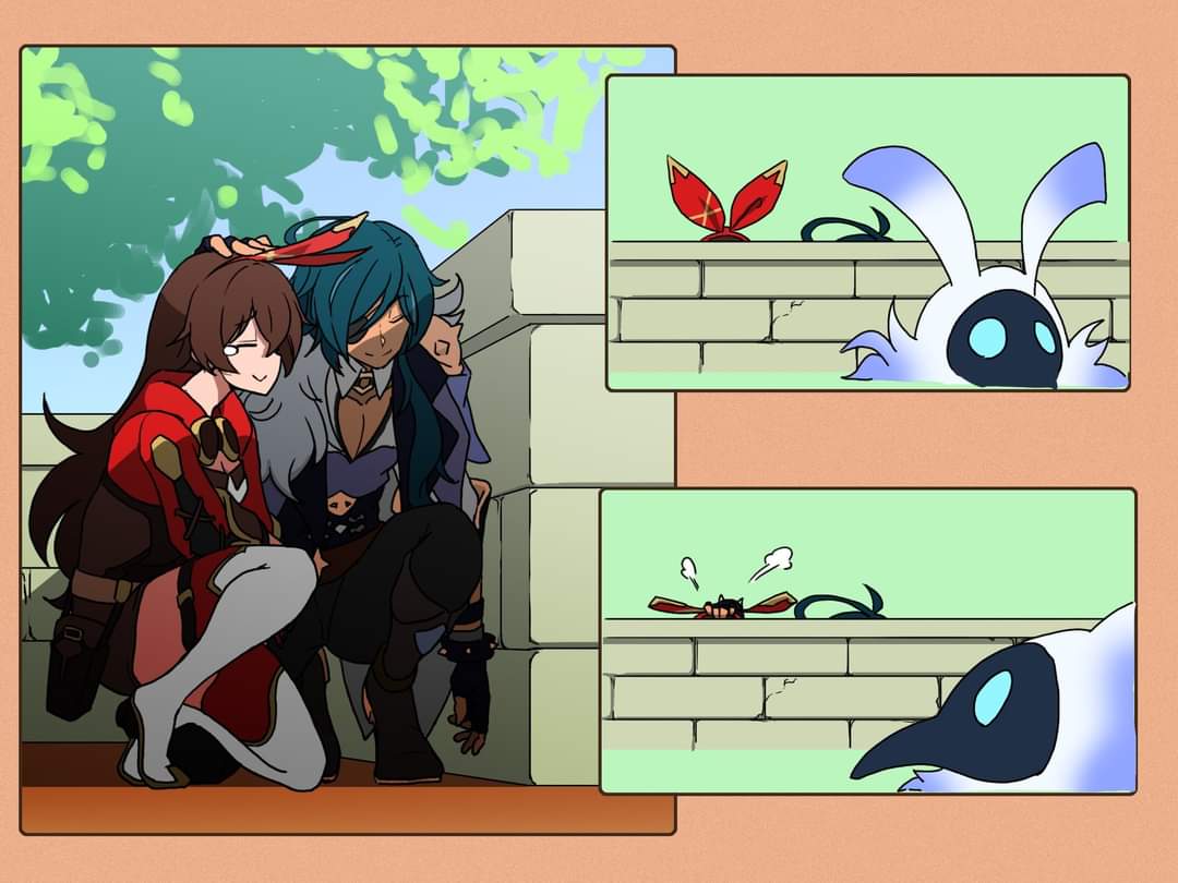 Sometimes you need to hide your ribbon for scouting Amber Genshin ...