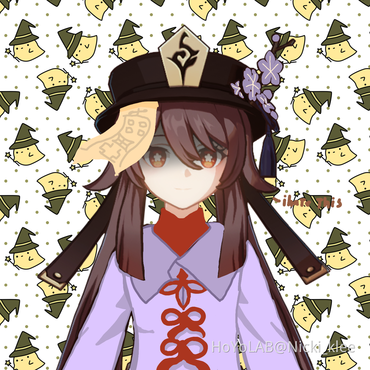 Halloween Hu Tao+qiqi profile picture Genshin Impact | HoYoLAB