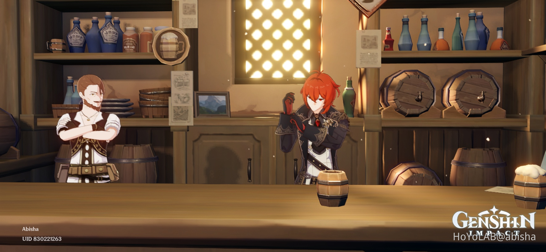 Diluc is bartender Genshin Impact | HoYoLAB