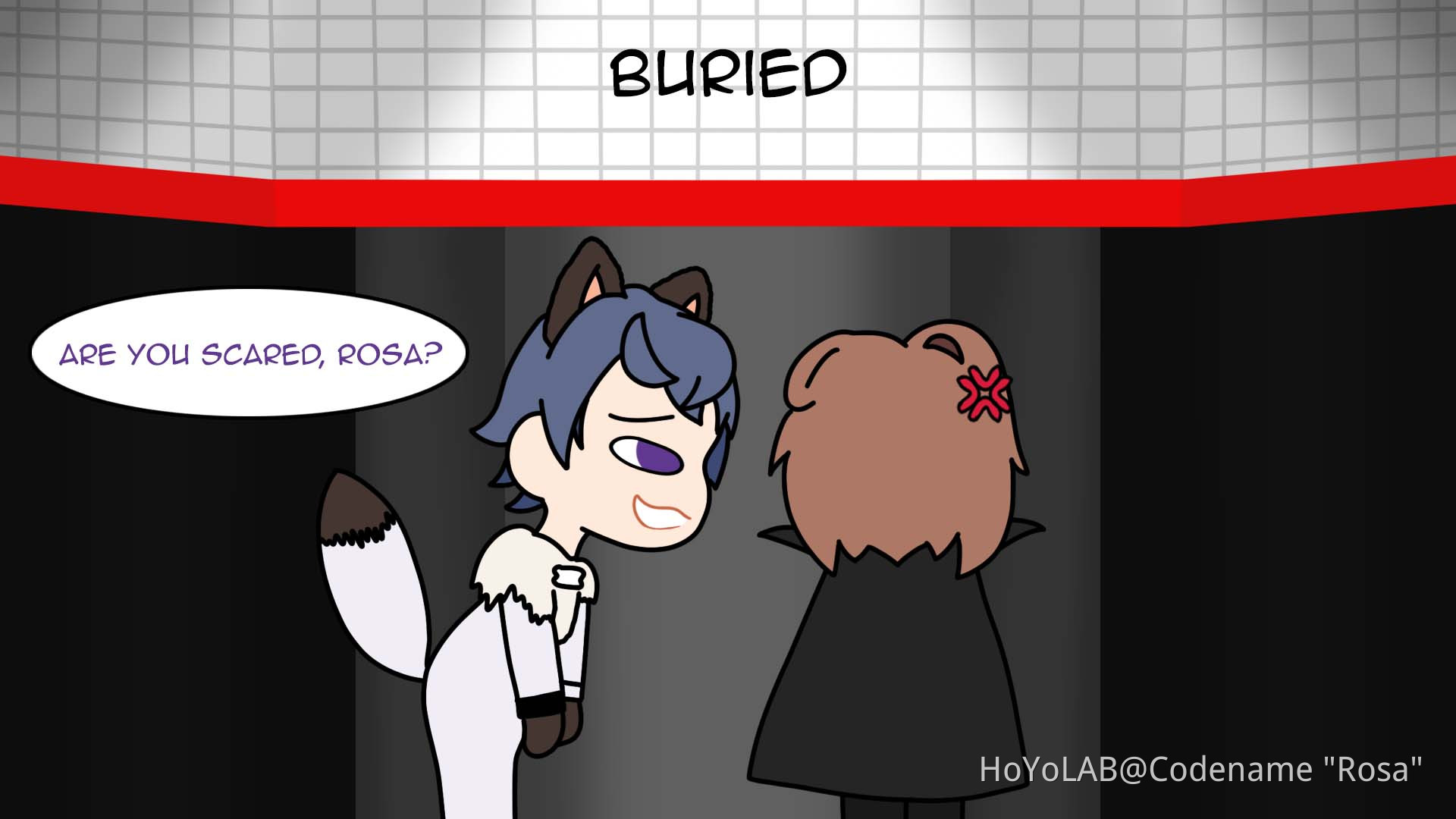 (Halloween Mini-Comic) #7 Movie Night with Marius Tears of Themis | HoYoLAB