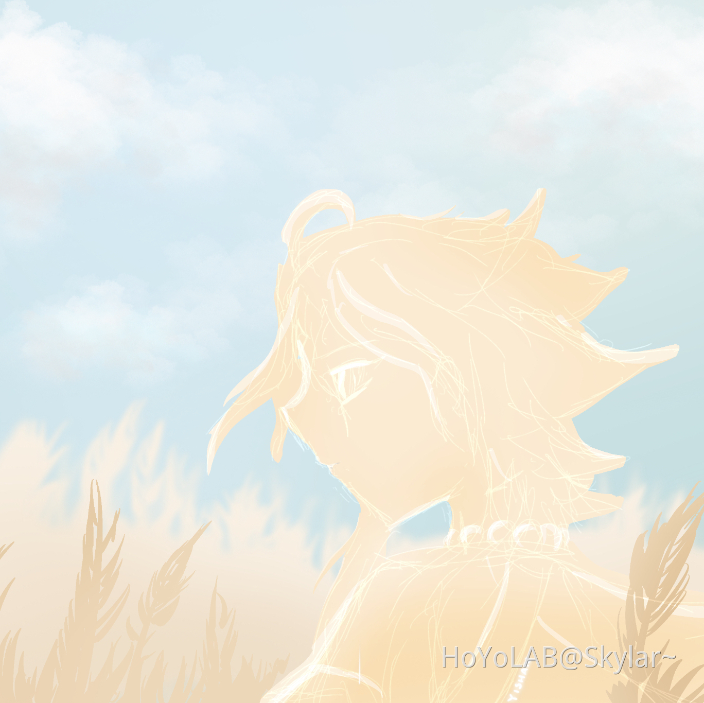 Xiao in a Wheat Field Genshin Impact | HoYoLAB