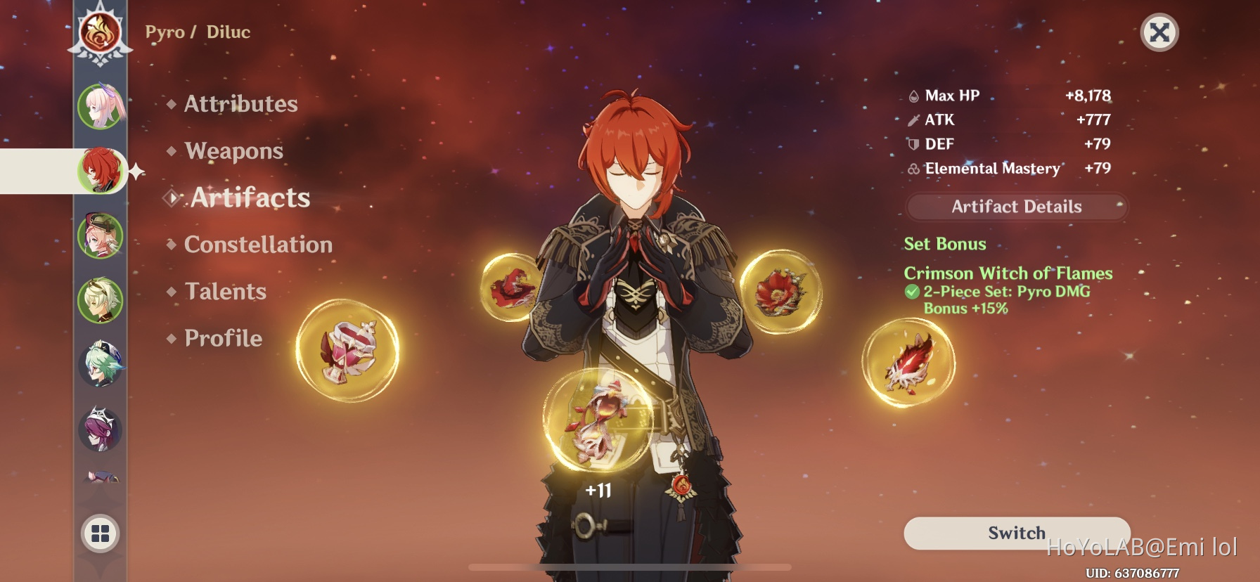 Omg diluc build check?!!?!?!?🤩 Genshin Impact | HoYoLAB