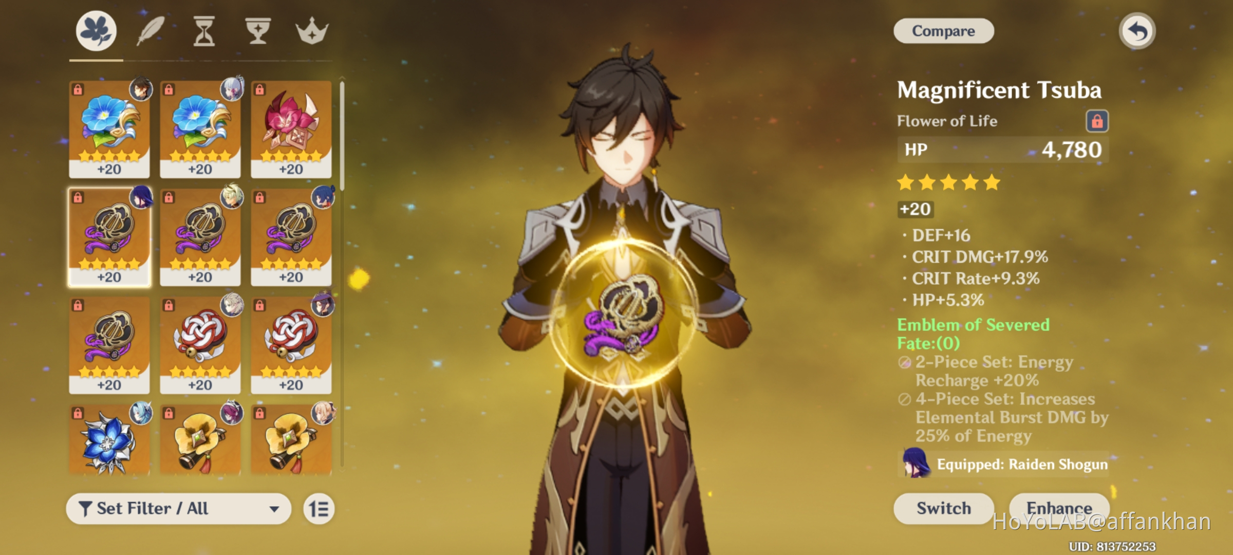 my Ei build Genshin Impact | HoYoLAB