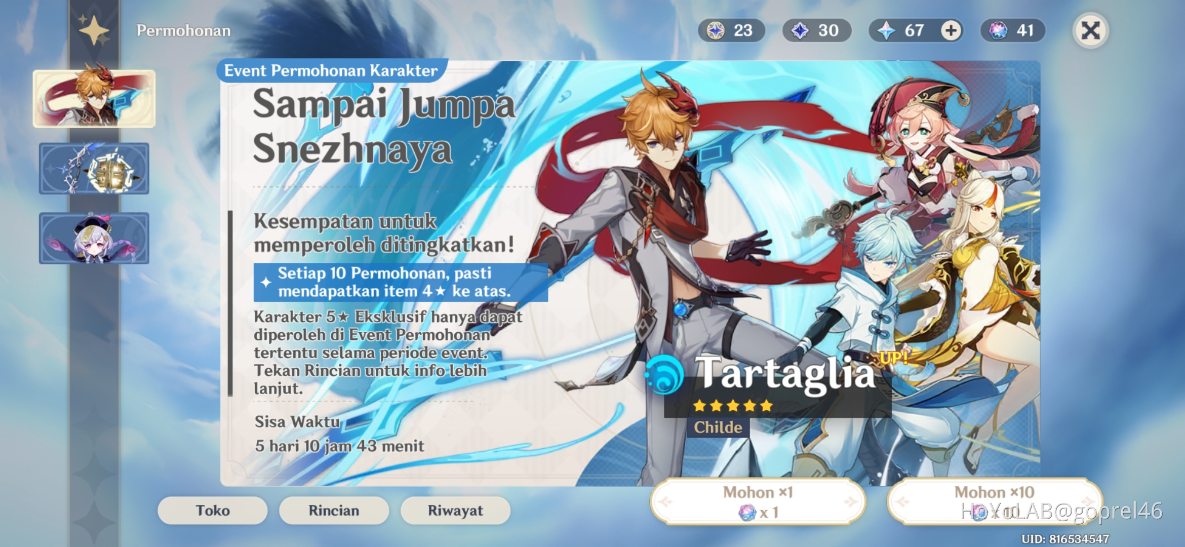 menunggu char catalyst cryo Genshin Impact | HoYoLAB