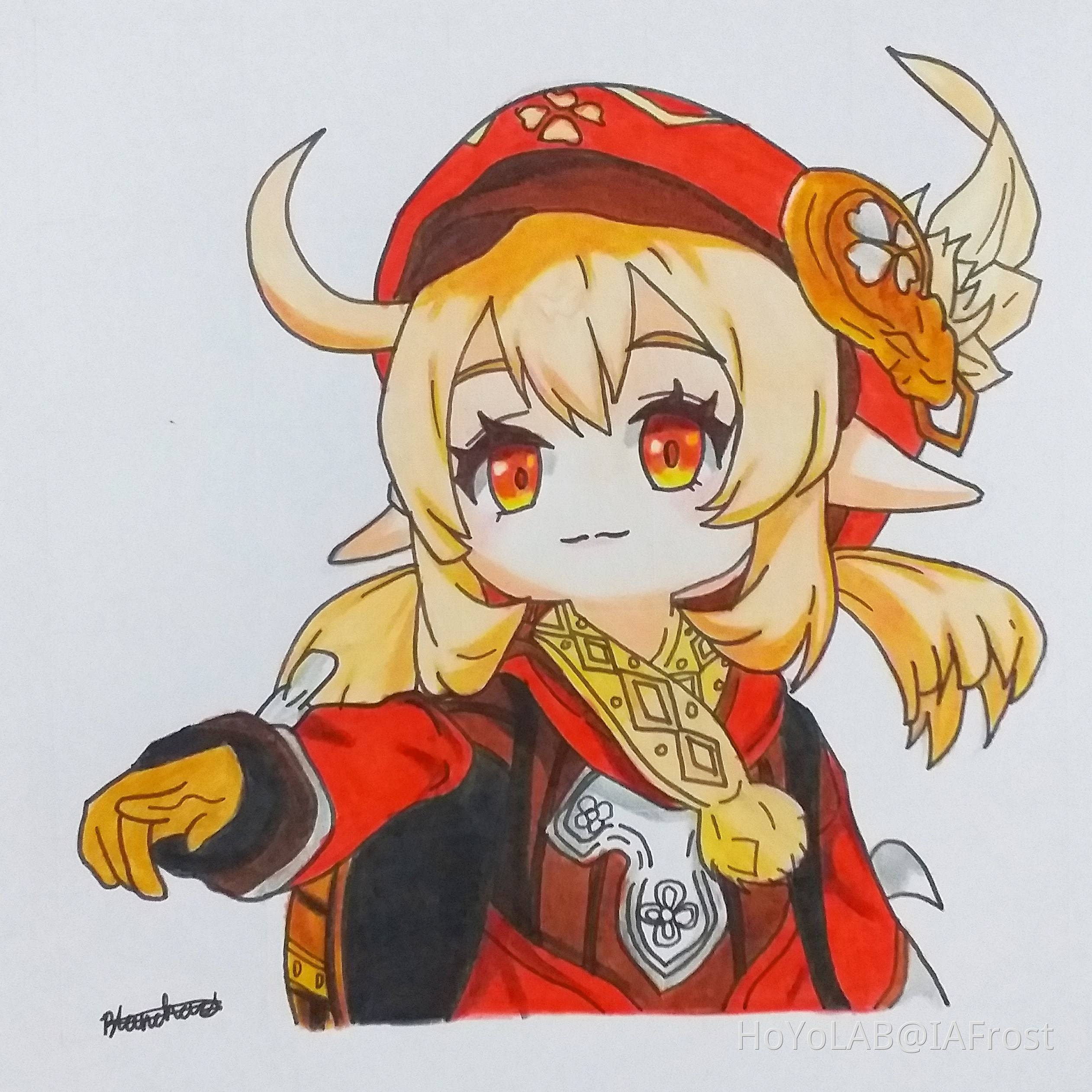 Klee drawing! Genshin Impact | HoYoLAB