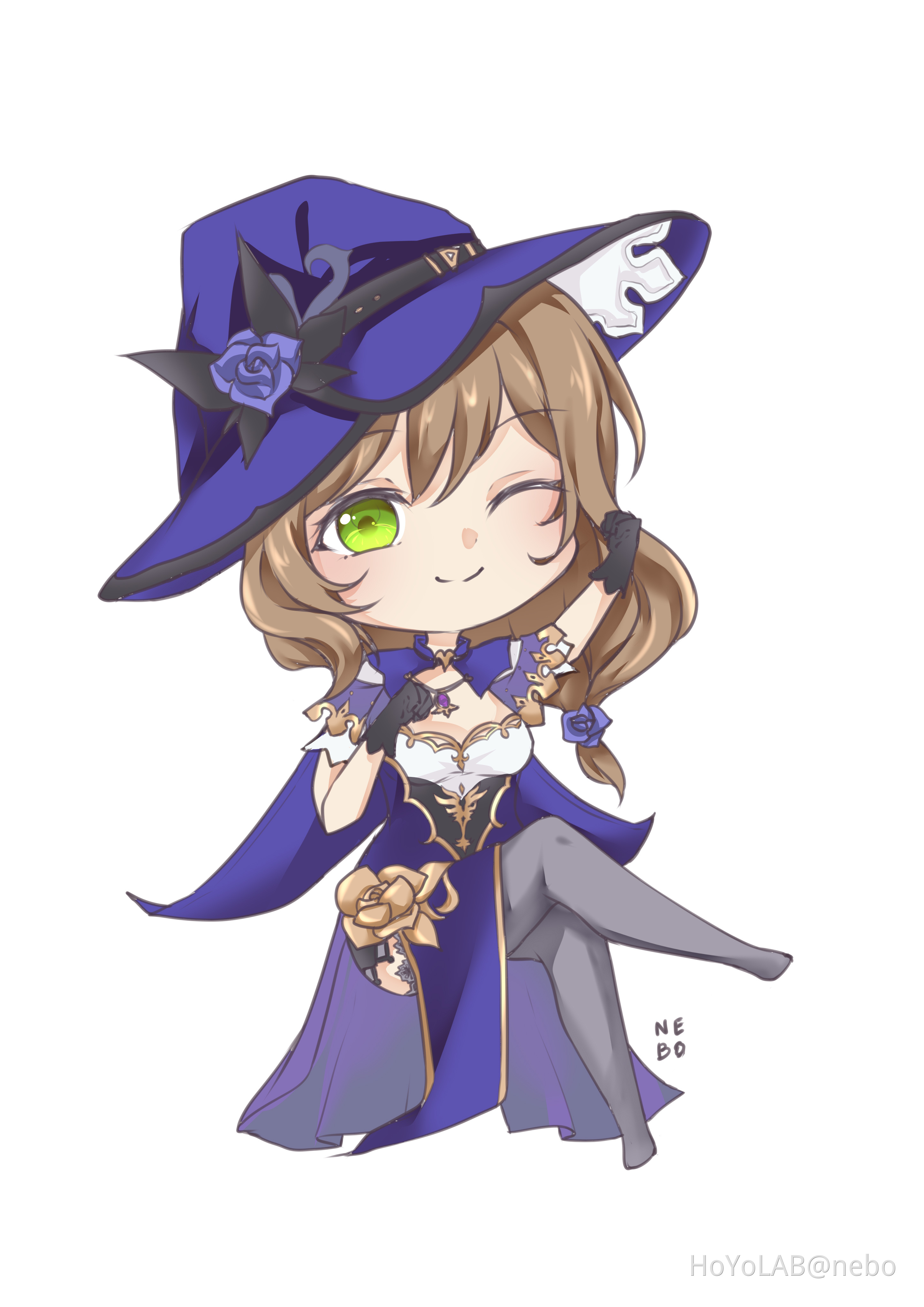 Lisa and Yoimiya chibi fanart IG@nebodoko (open) Genshin Impact | HoYoLAB