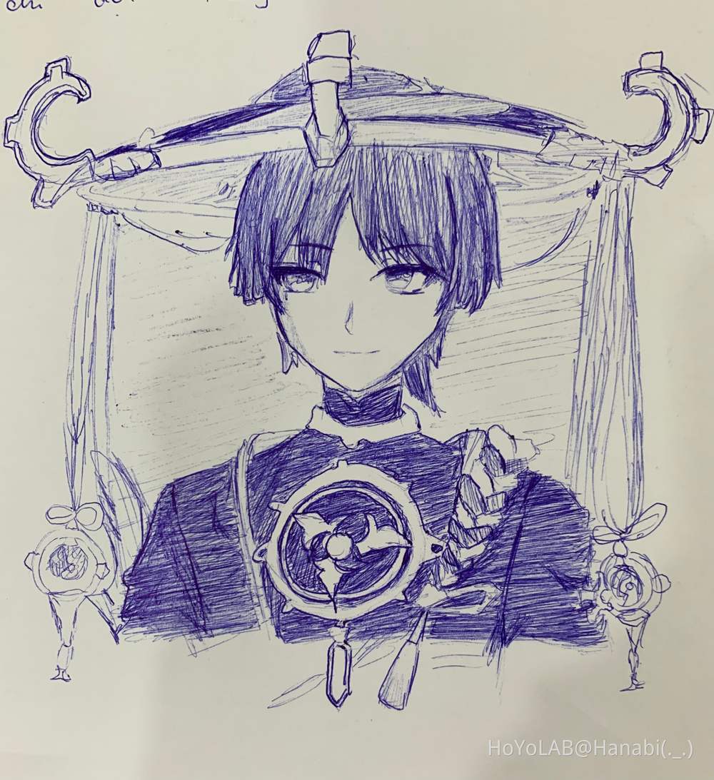 Quick sketch of Scaramouche:)) Genshin Impact | HoYoLAB