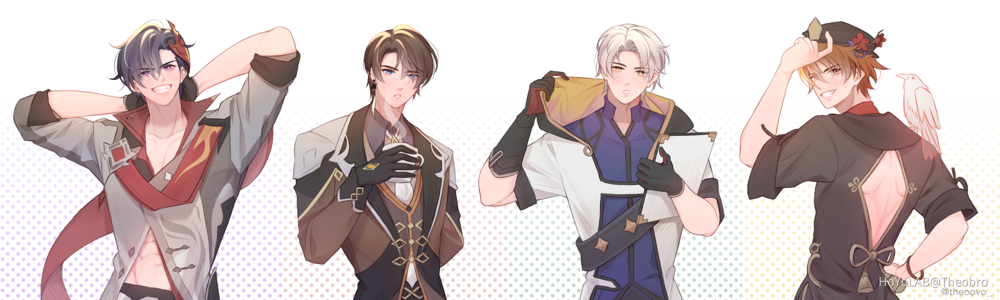 the whole gang is here Tears of Themis | HoYoLAB