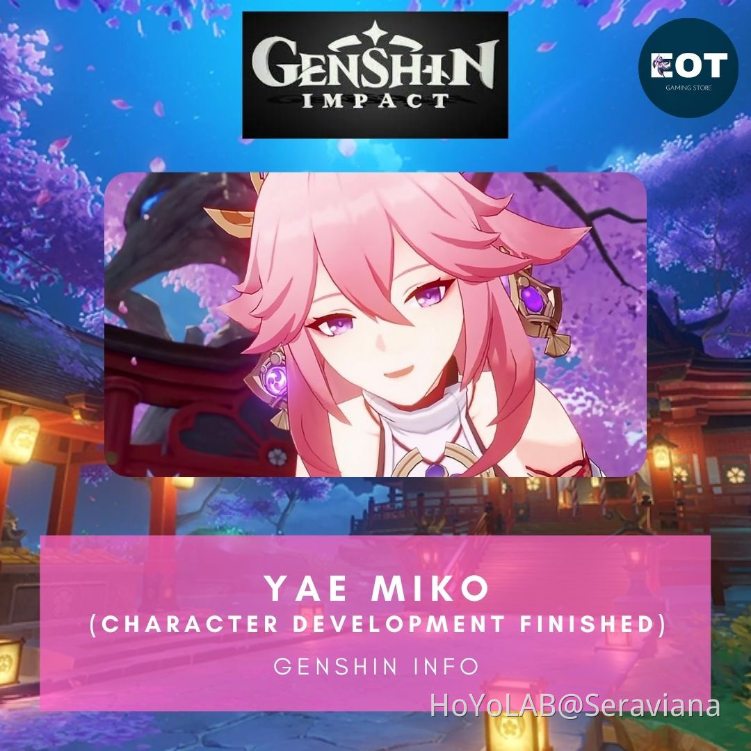 Yae Miko (Character Development Finished) Genshin Impact | HoYoLAB