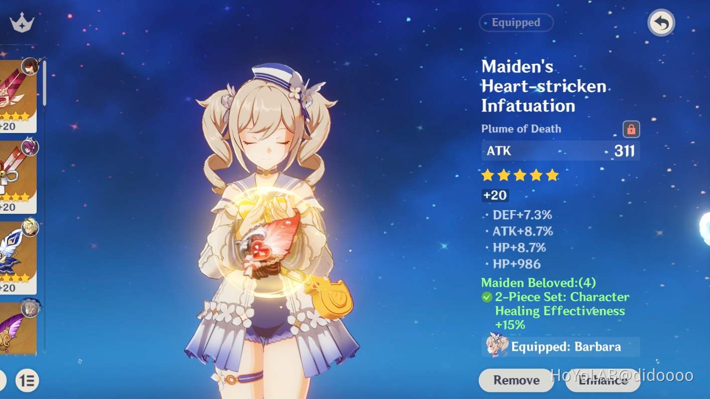 Barbara build guide Genshin Impact | HoYoLAB