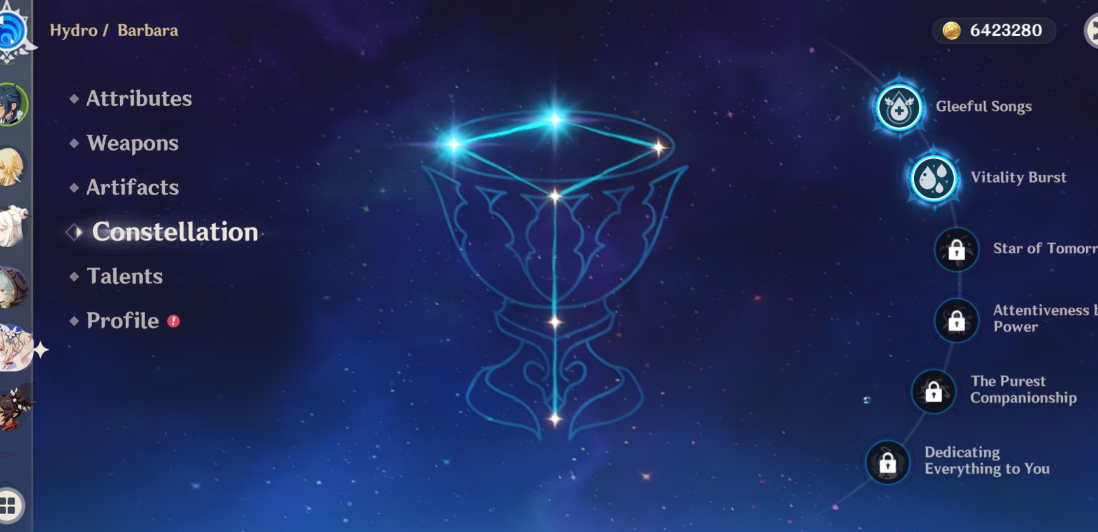 Am I the only one that actually wants Barbara constellations? Genshin ...