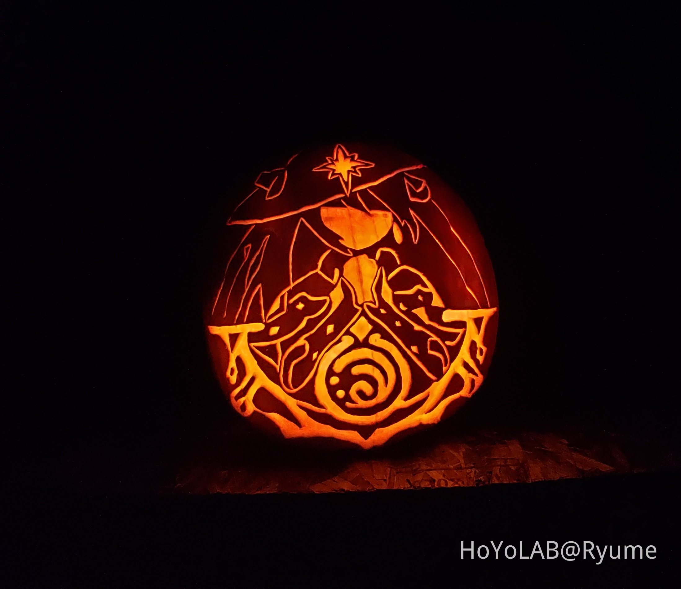 Mona Pumpkin Carving Genshin Impact | HoYoLAB