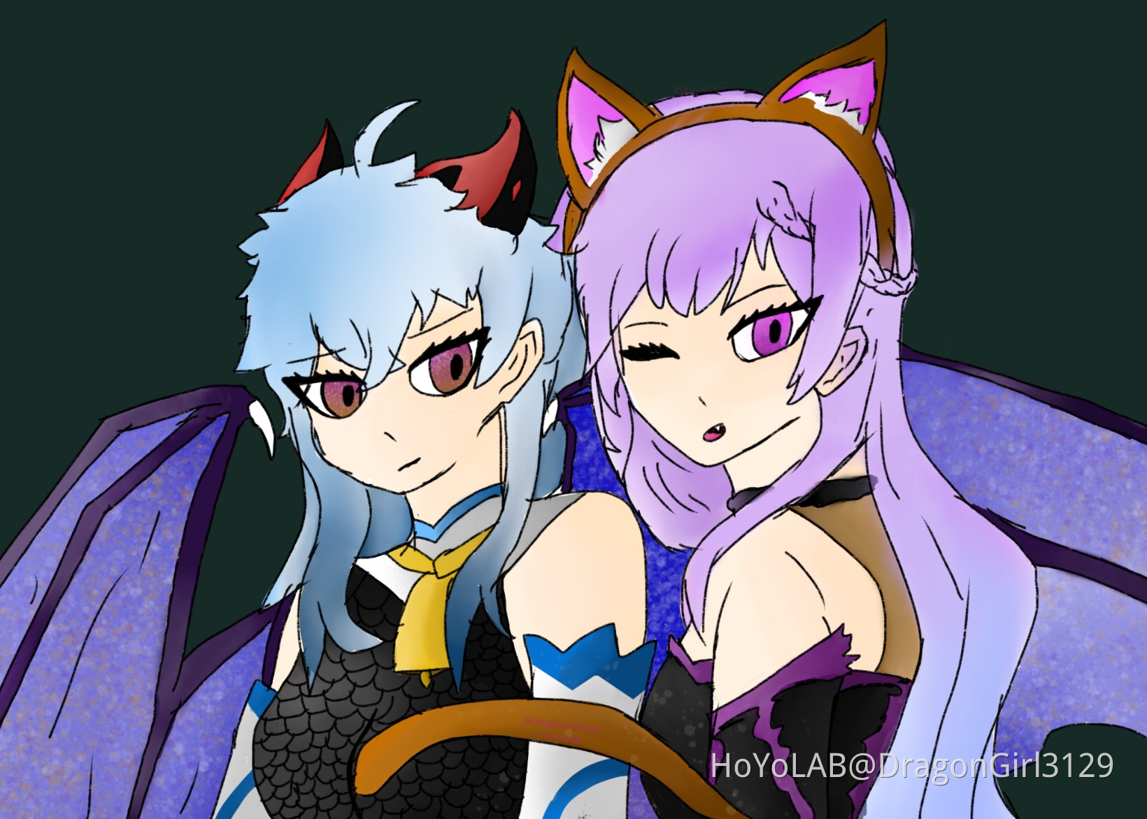 Ganyu and Keqing Fanart Genshin Impact | HoYoLAB