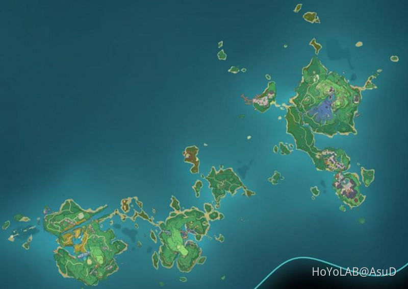 How the Teyvat world map was made. | Genshin Impact | HoYoLAB