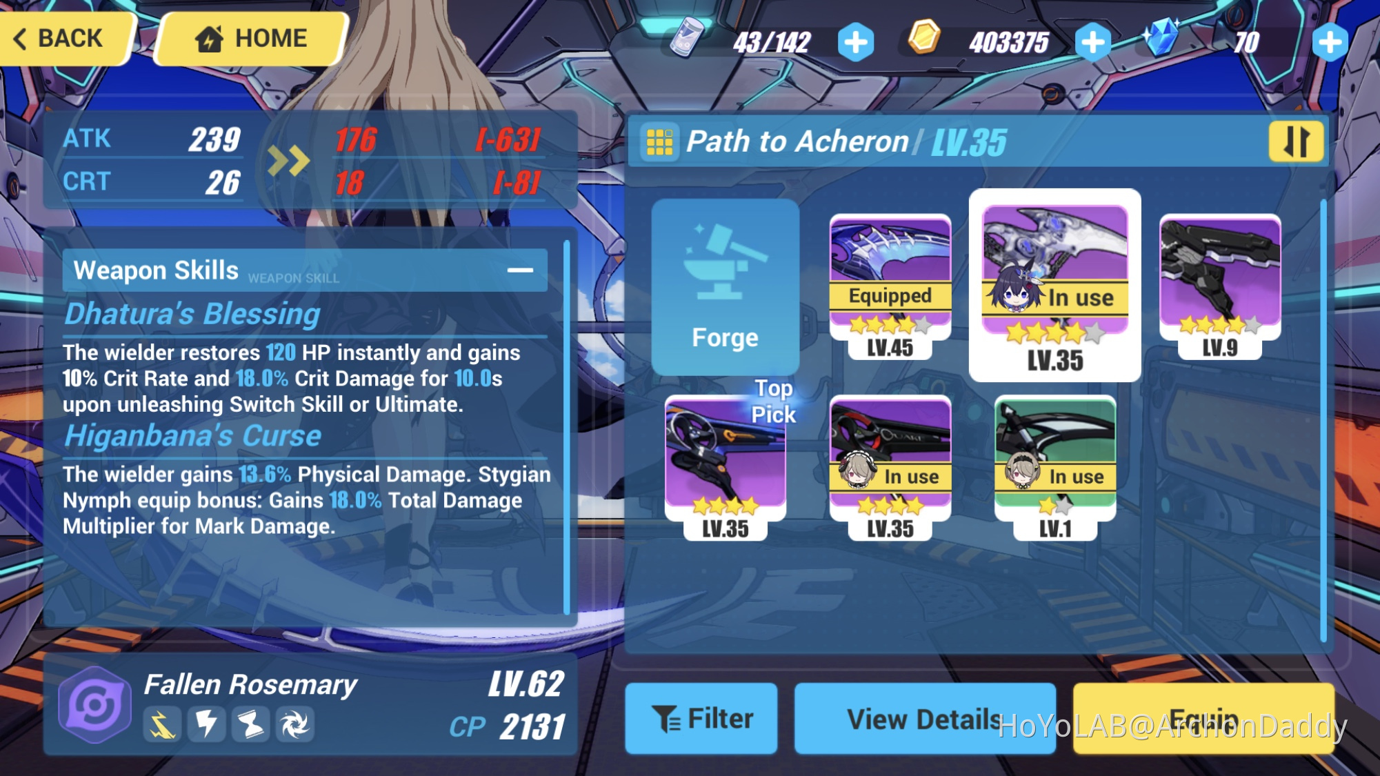 FR scythe Opinions/ Help/ Advice Honkai Impact 3rd | HoYoLAB