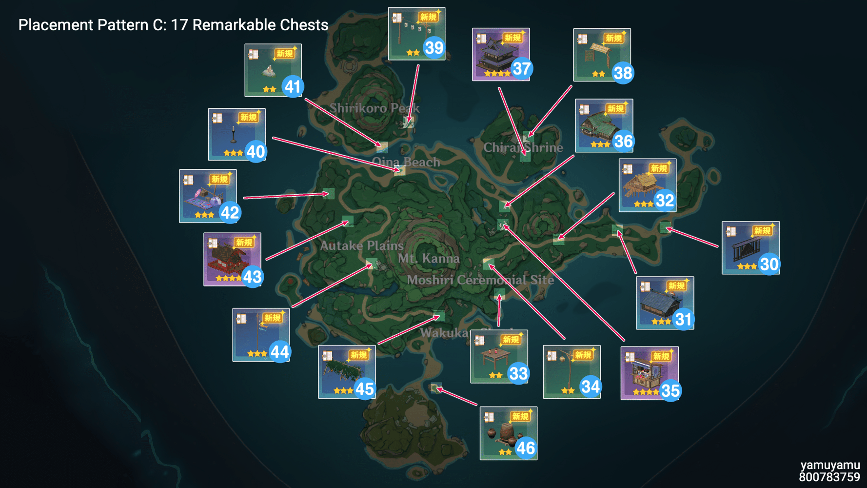 [Version 2.2] Remarkable Chests All 46 locations Genshin Impact | HoYoLAB