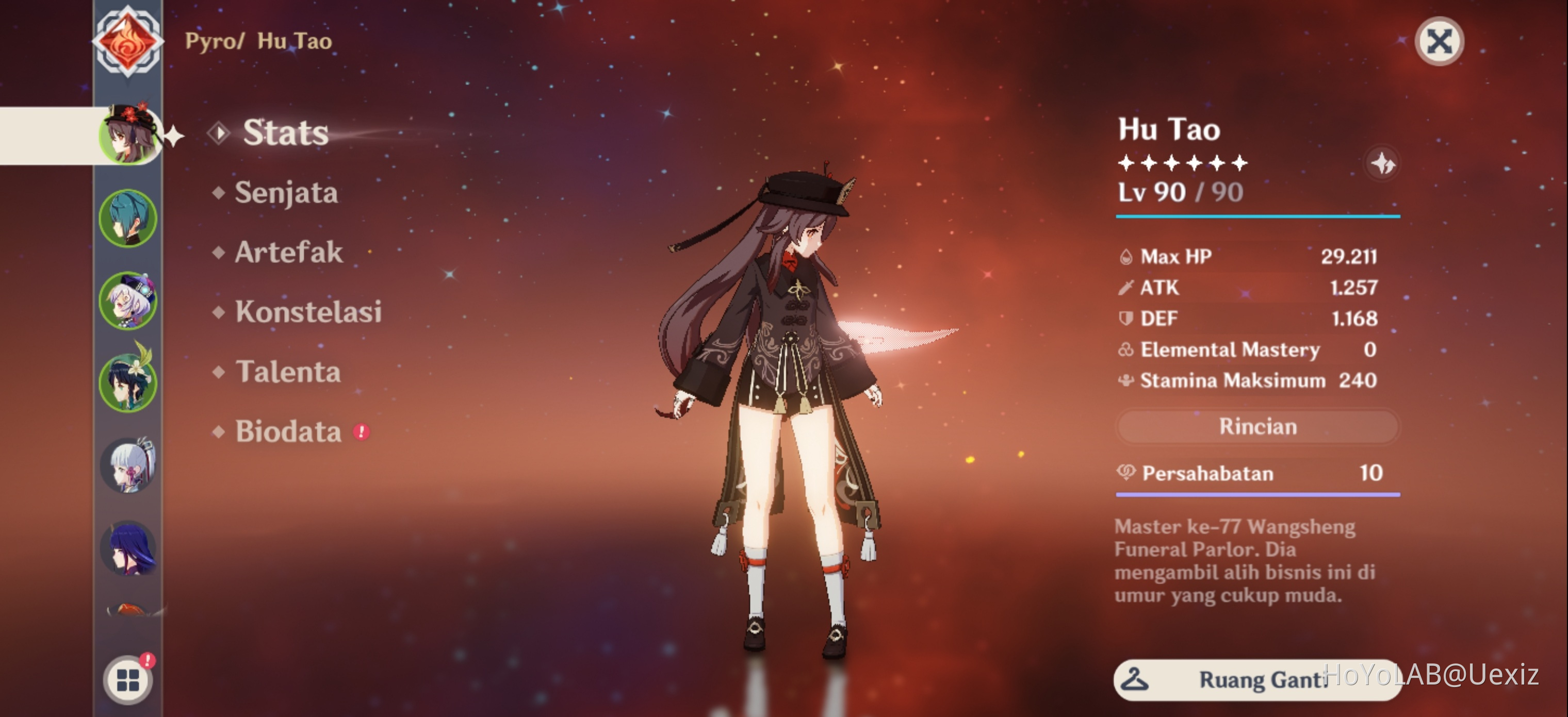 Build Hu Tao F2P ! Genshin Impact | HoYoLAB