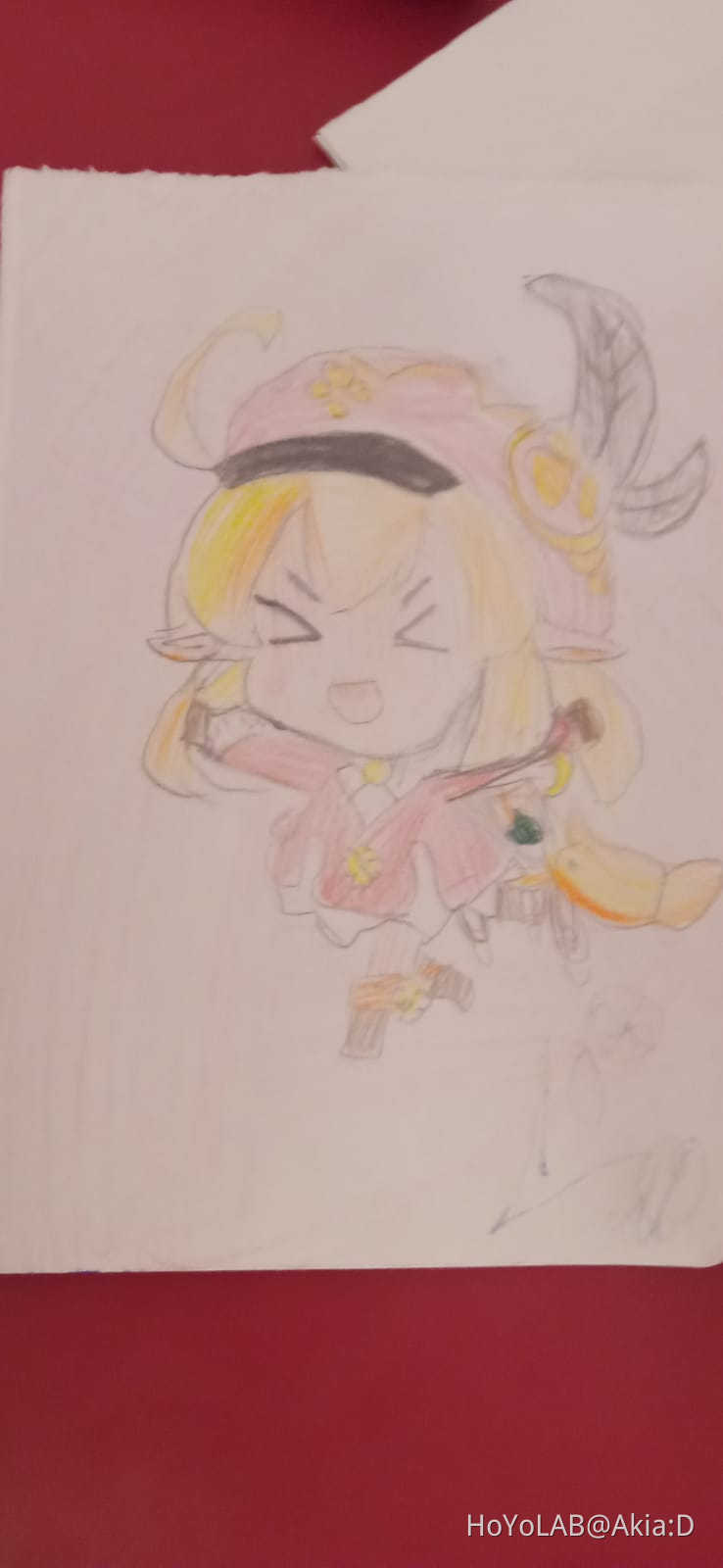 Klee chibi drawing!!! Genshin Impact | HoYoLAB