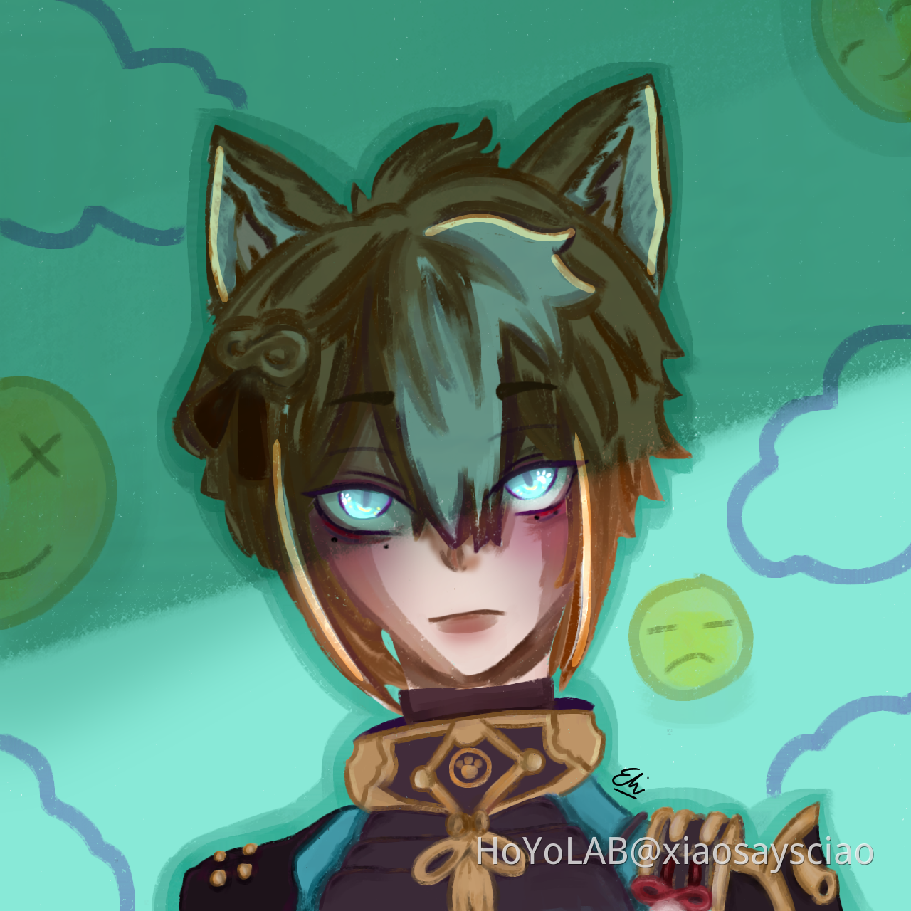 gorou drawing i did ☺️ Genshin Impact | HoYoLAB