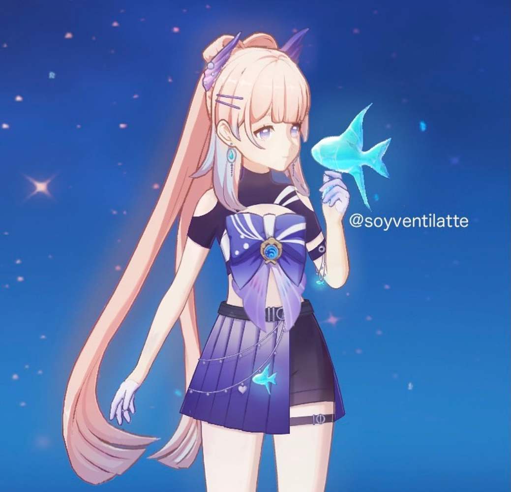 Fanart/skin Kokomi Genshin Impact | HoYoLAB