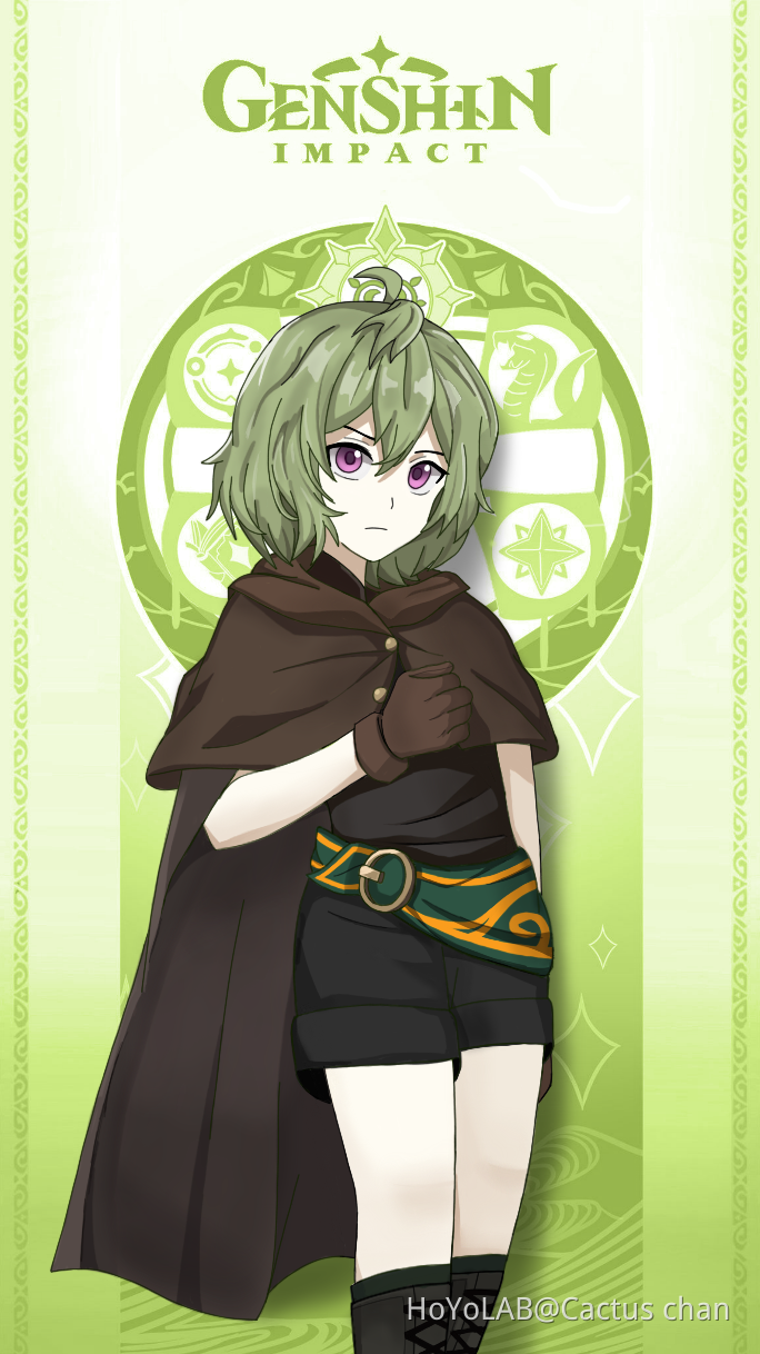 Collei character card and portrait Genshin Impact | HoYoLAB