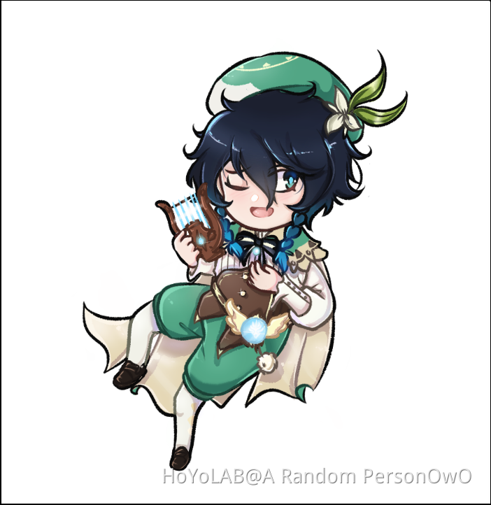 Charms acryliques de Venti (chibi) Genshin Impact | HoYoLAB