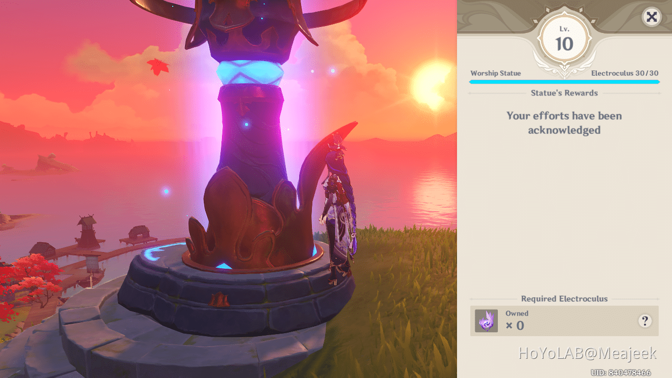 MAXED ELECTRO STATUE Genshin Impact | HoYoLAB