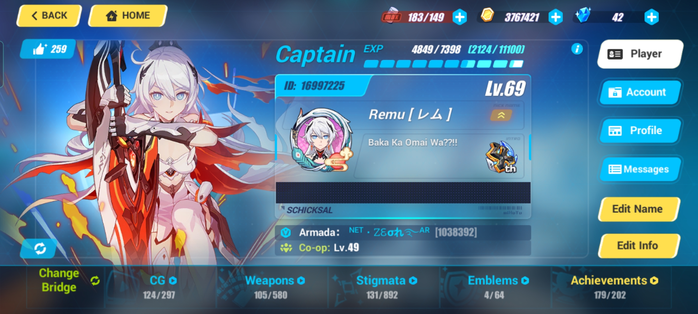 My Own Honkai Impact Profile Honkai Impact 3rd | HoYoLAB