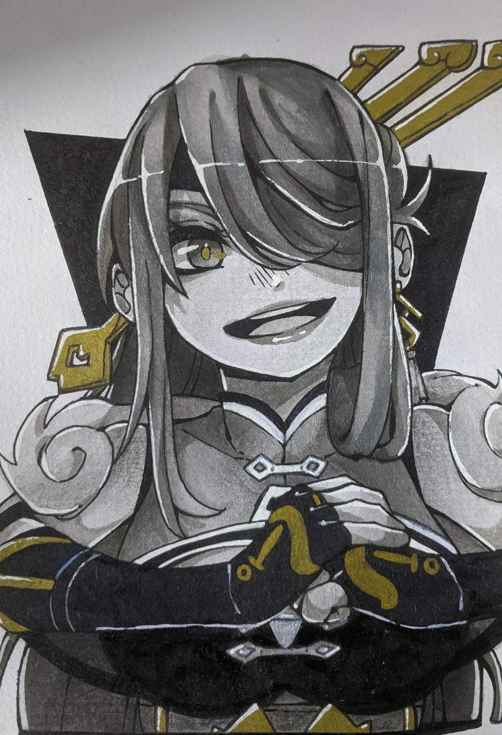 I just wanted to draw Beidou.. XD Genshin Impact | HoYoLAB