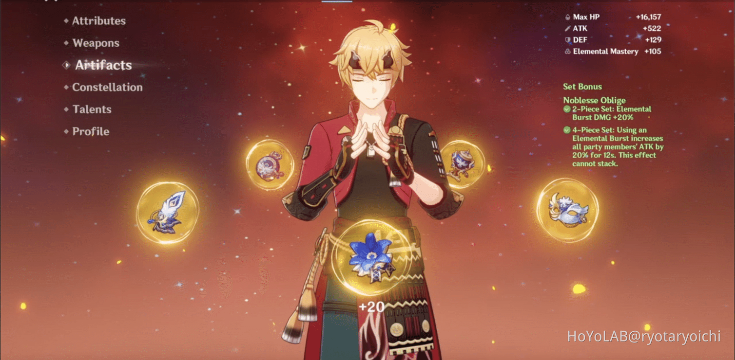 Thoma Build Guide (Artifacts & Weapons) in LESS THAN 2 MINUTES ...