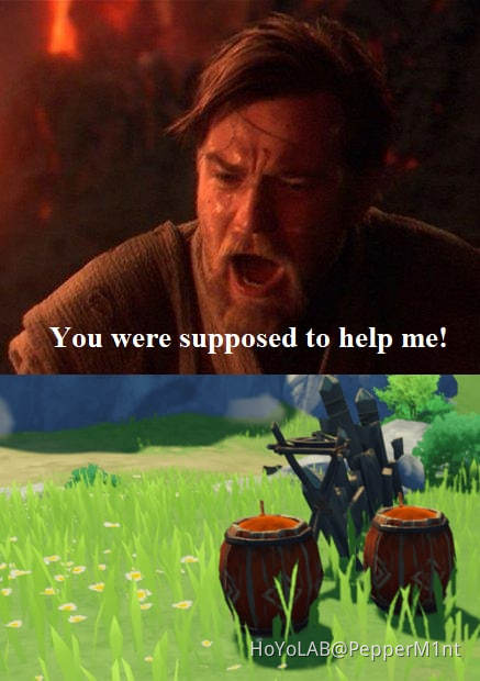"You were supposed to help!" me meme Genshin Impact | HoYoLAB
