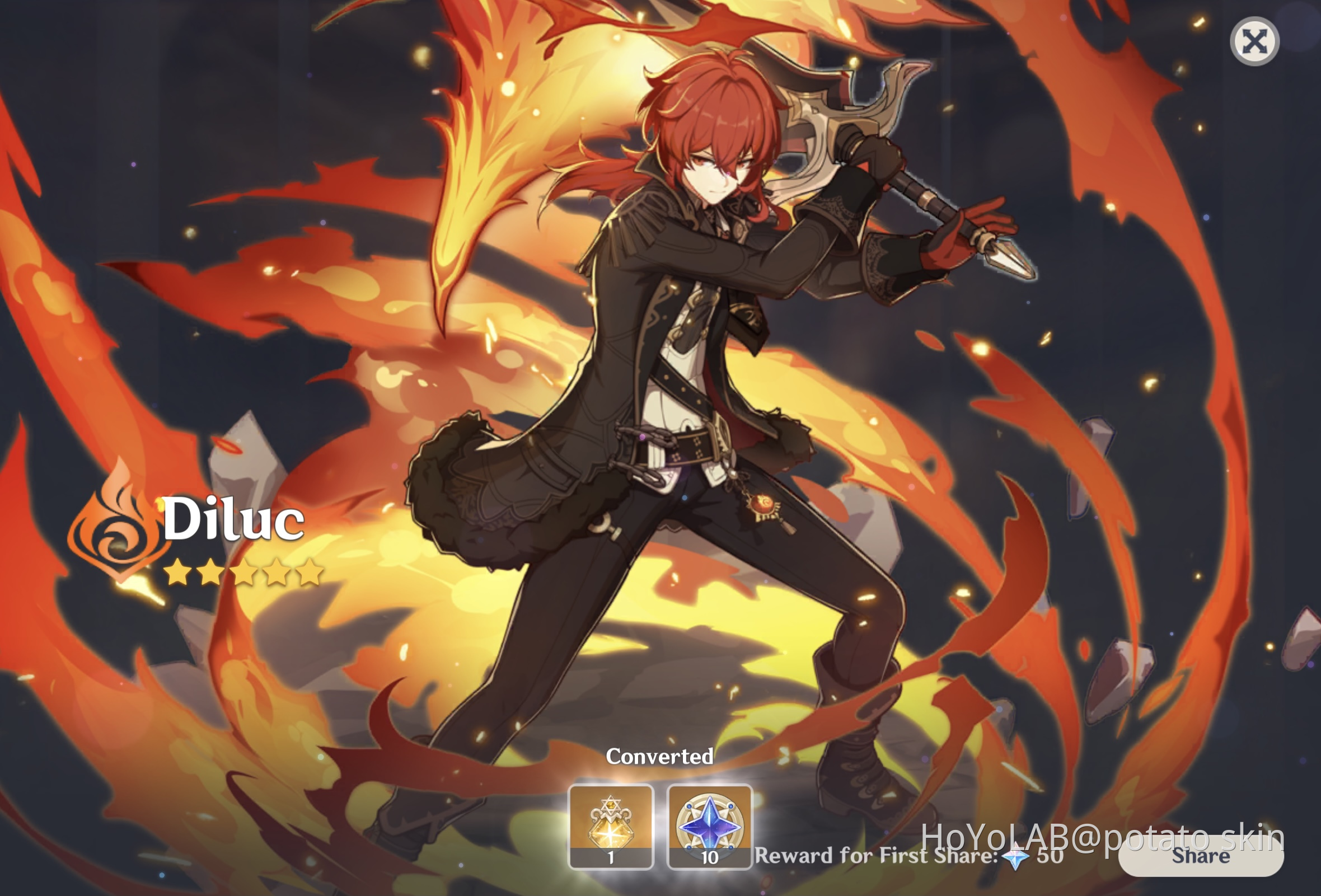 one man, two dilucs Genshin Impact | HoYoLAB