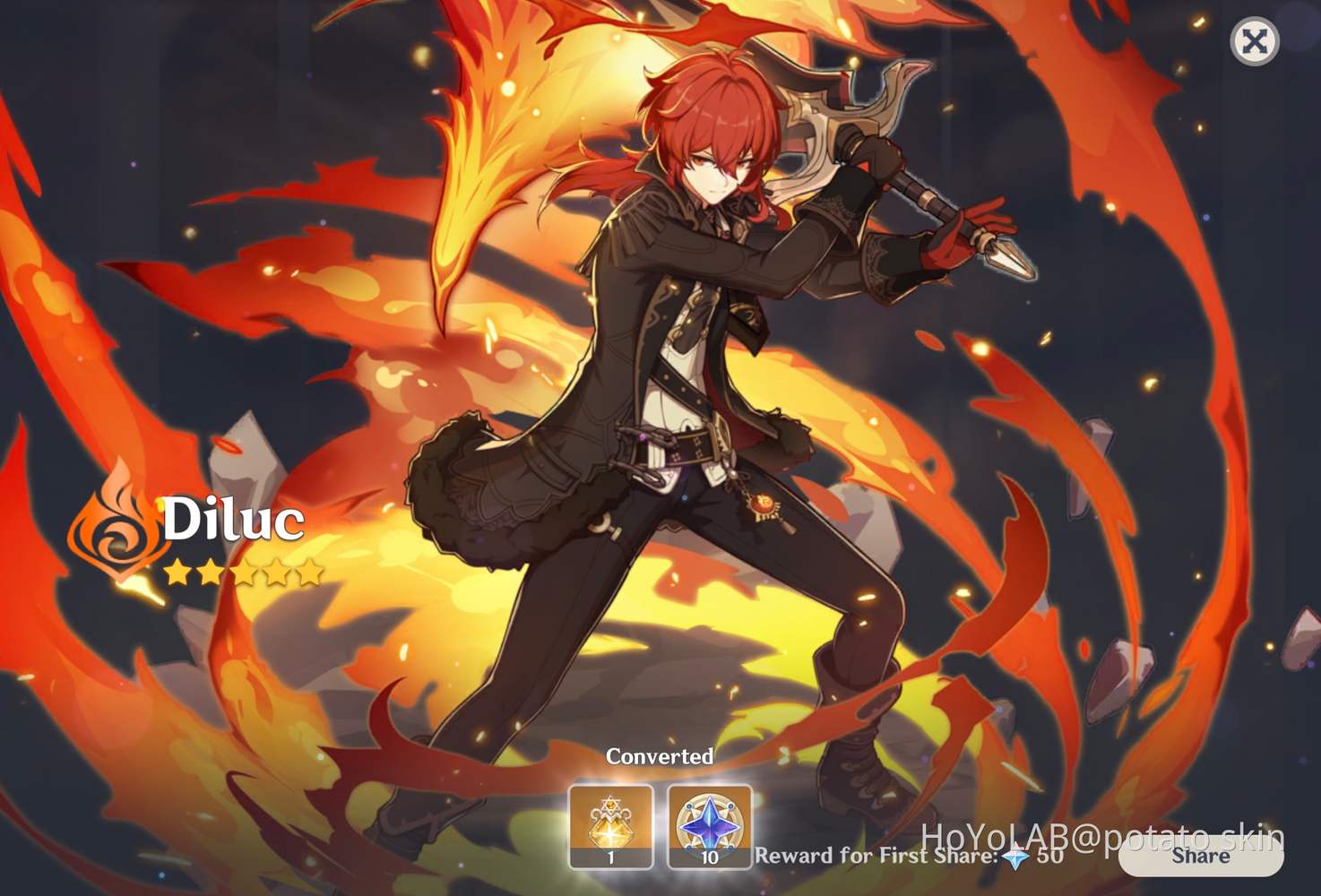 one man, two dilucs Genshin Impact | HoYoLAB