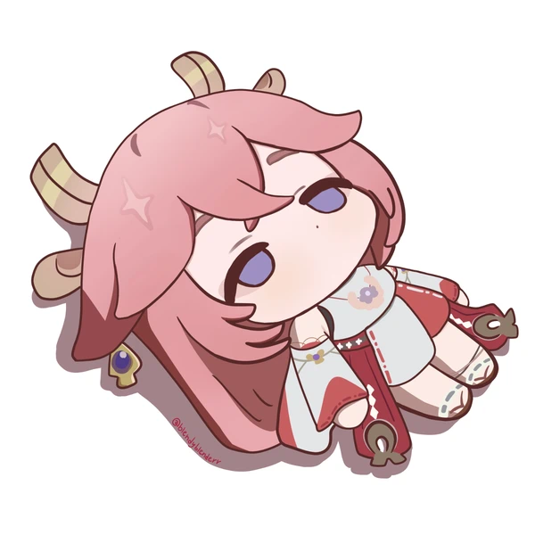 Yae Miko sticker💜 Genshin Impact | HoYoLAB