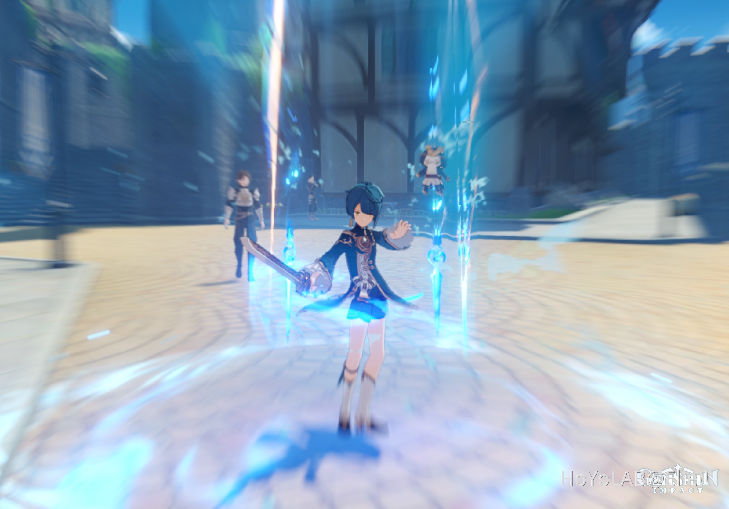 I tried doing some characters’ summon art, what do you think? | Genshin ...