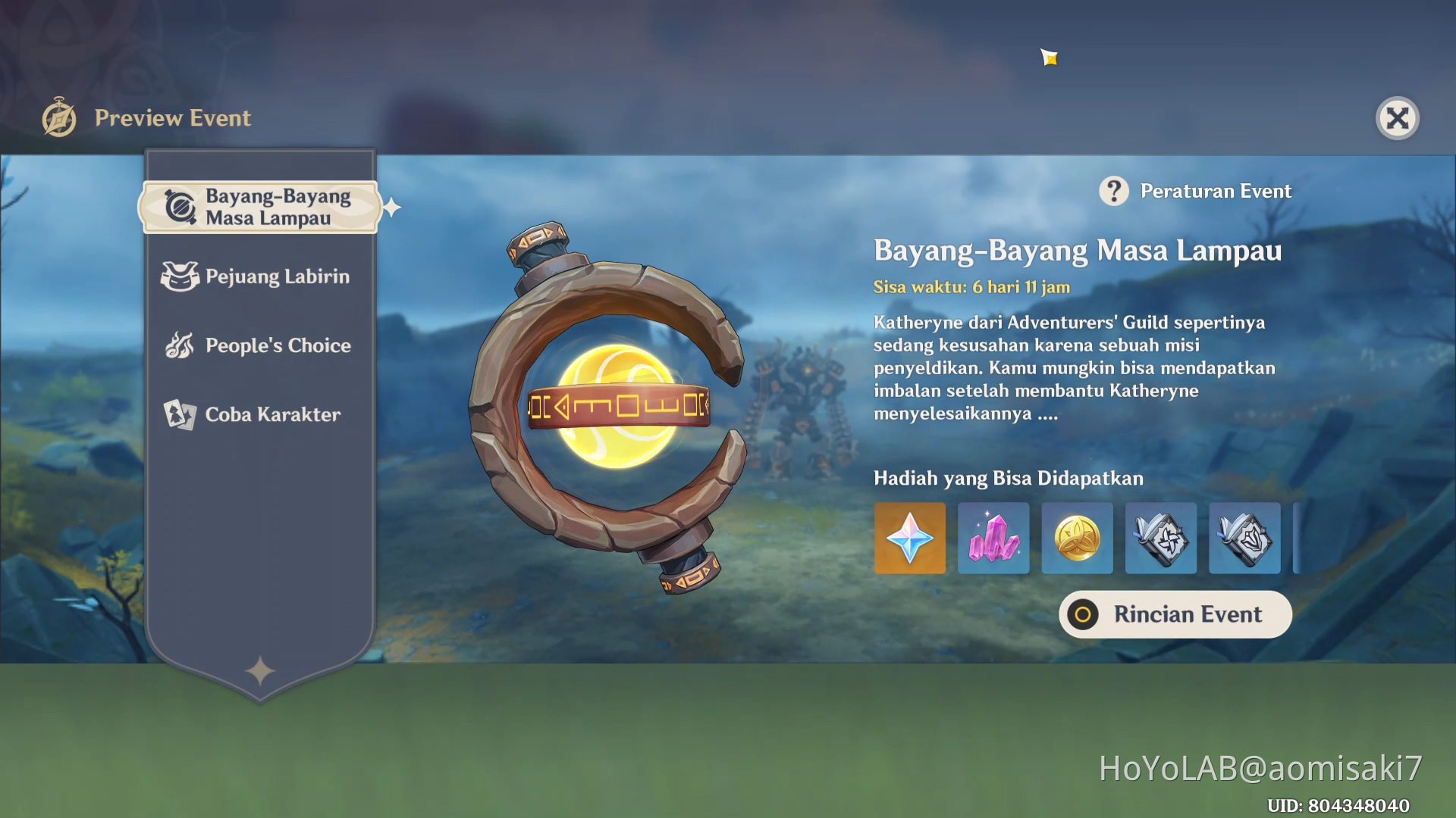 2.2 Bayang-bayang masa lampau (pengambilan lokasi spesial) Genshin Impact | HoYoLAB