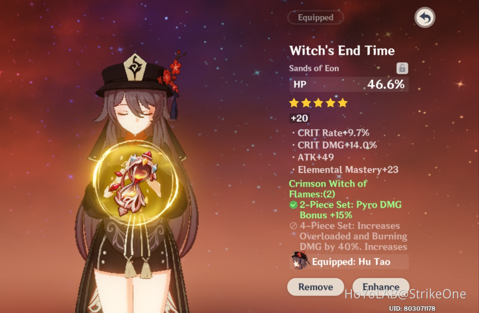 my hutao build | Genshin Impact | HoYoLAB