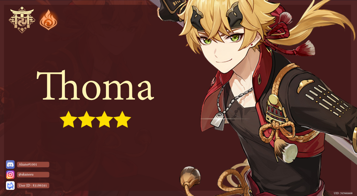 [Version 2.2] Thoma Support Guide Genshin Impact | HoYoLAB