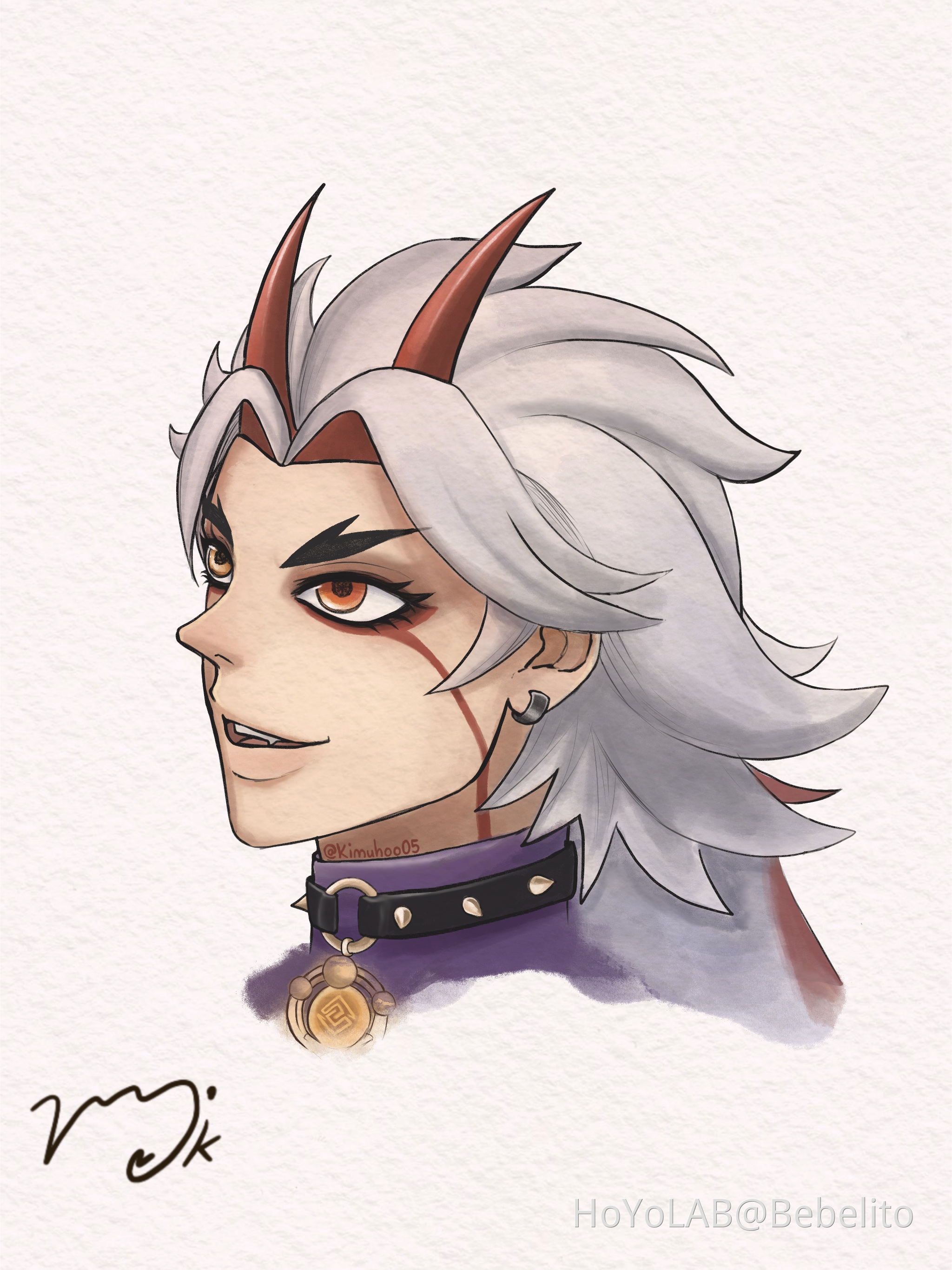Arataki Itto Fanart! Genshin Impact | HoYoLAB