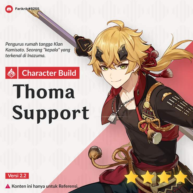 [Mini Guide] Character Build: Thoma Support - Protector From Afar ...