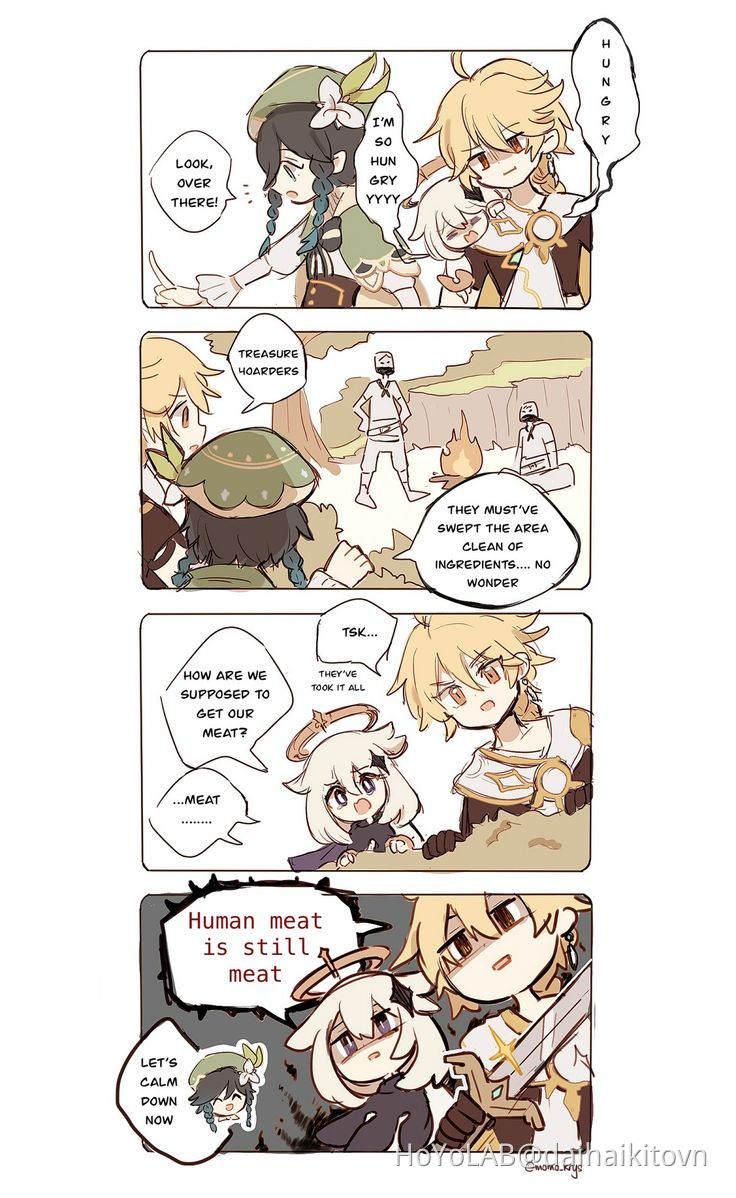 Từ đấy aether và paimon ăn mặn Genshin Impact | HoYoLAB