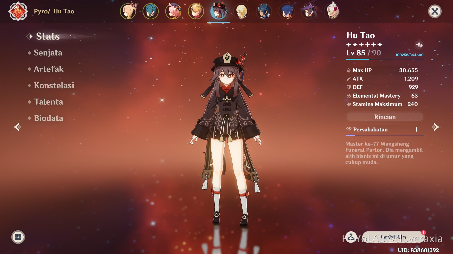 Build Hutao Genshin Impact | HoYoLAB