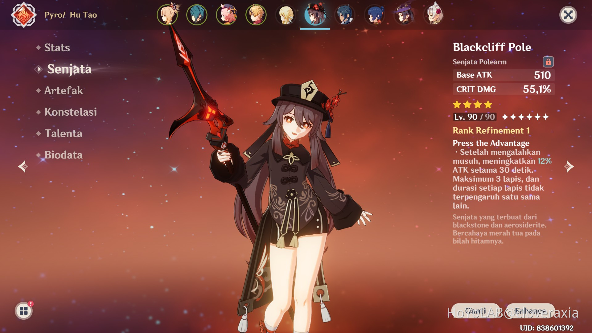 Build Hutao | Genshin Impact | HoYoLAB