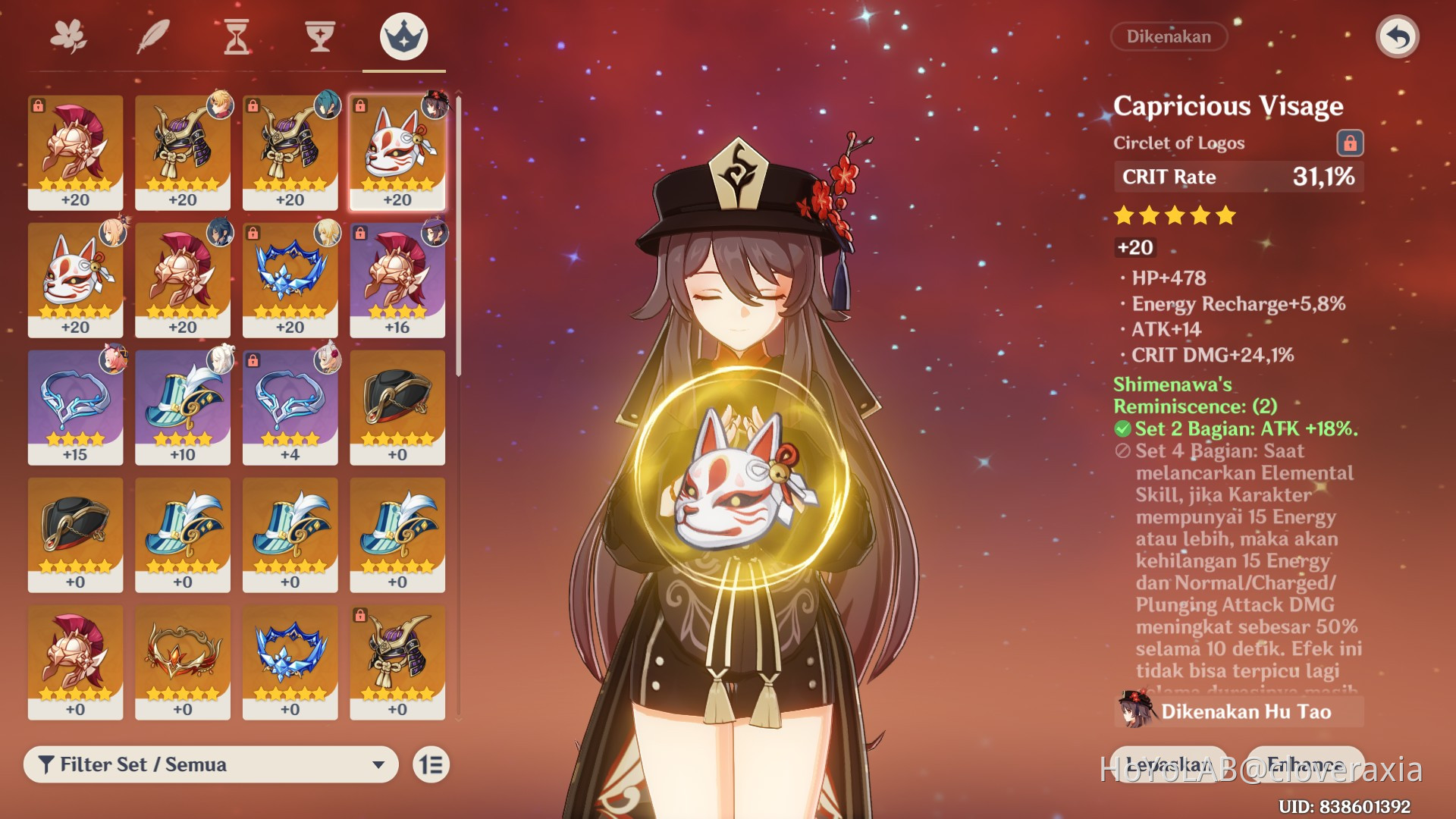 Build Hutao | Genshin Impact | HoYoLAB