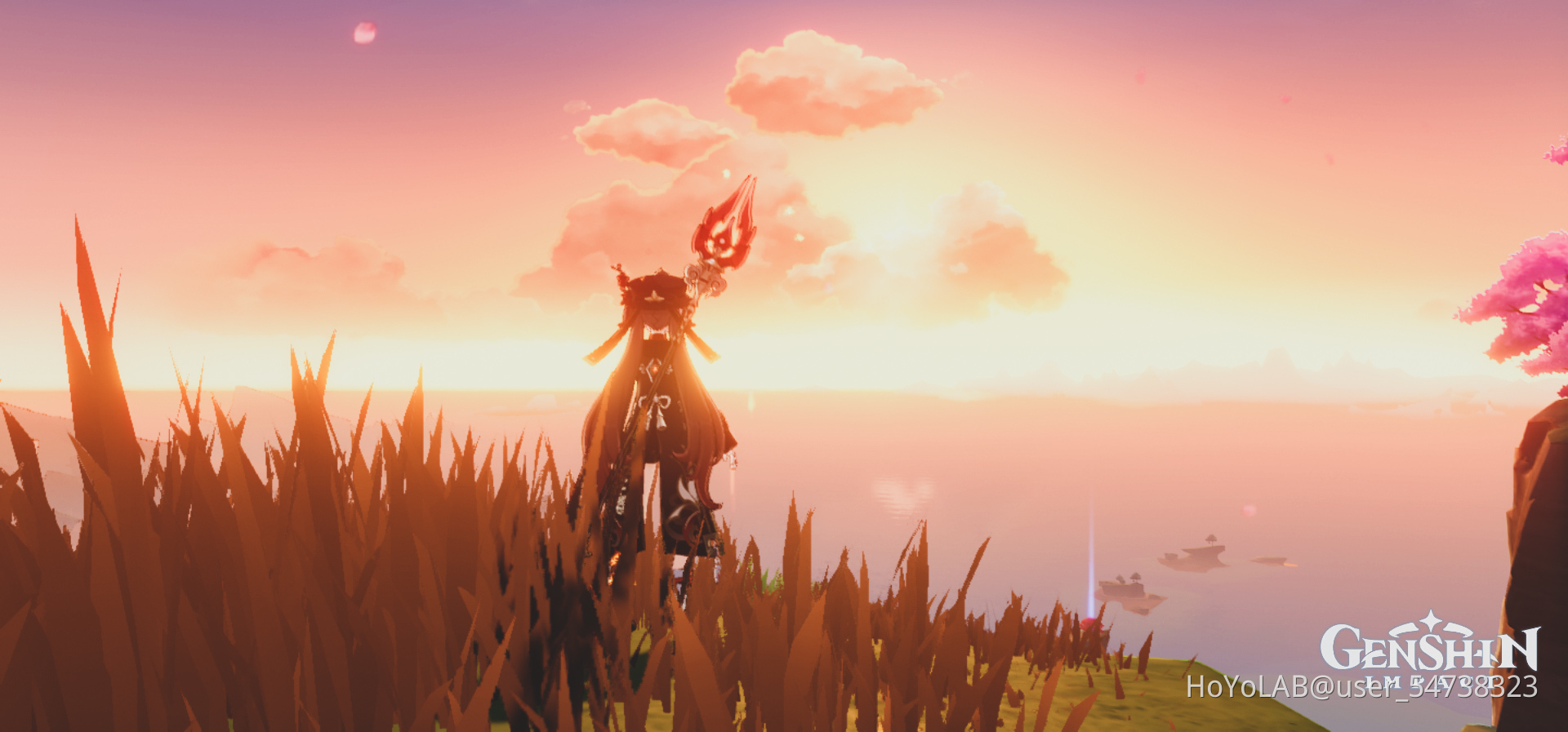 Hu Tao taking Photos on herself. Genshin Impact | HoYoLAB