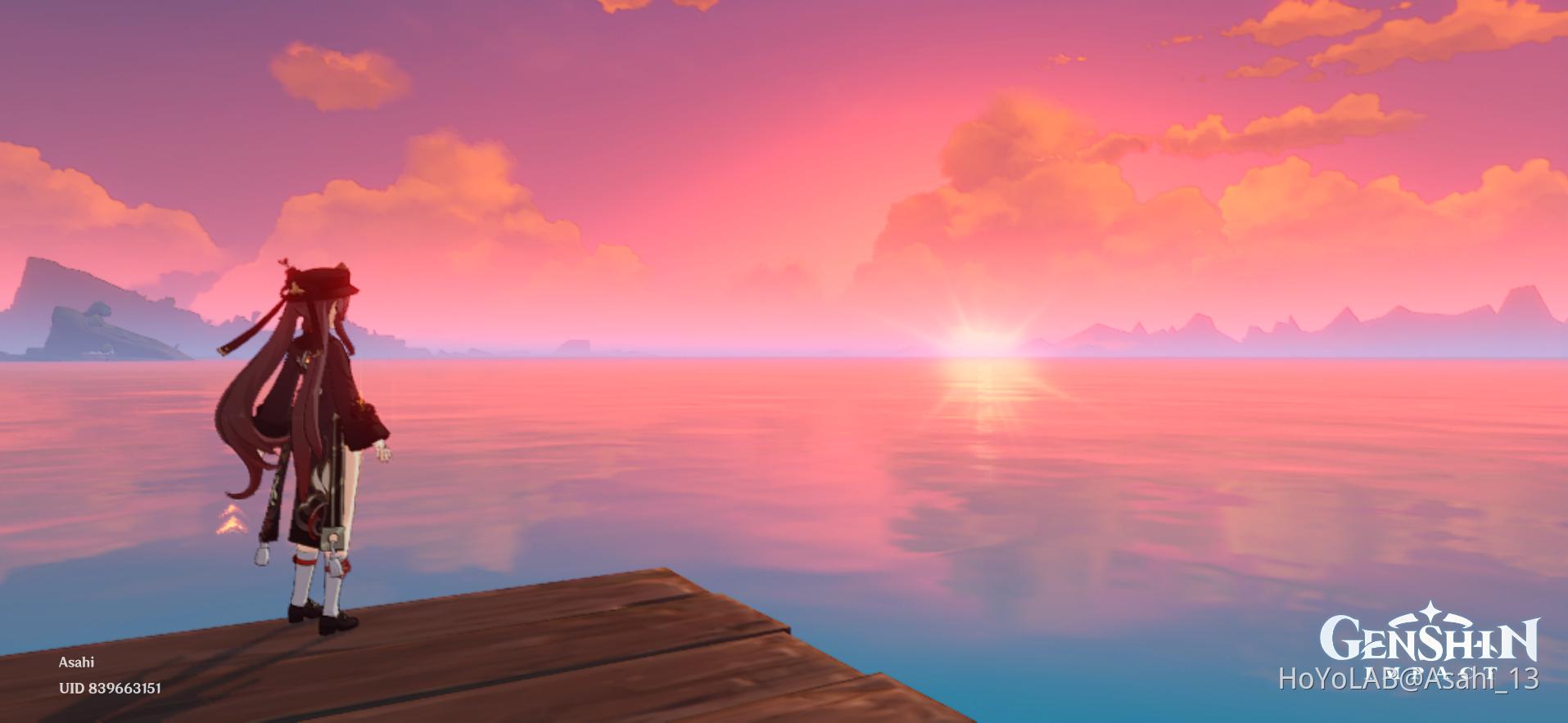 Hu Tao at sunset in Inazuma Genshin Impact | HoYoLAB